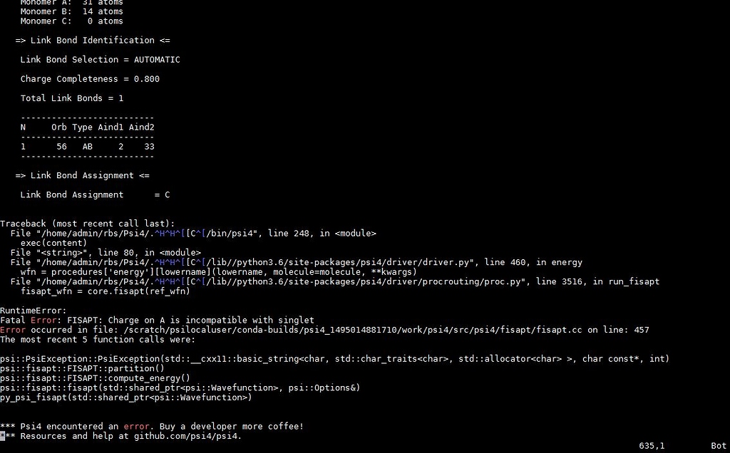 F-SAPT analysis on transition states - Psi4 – Open-Source Quantum Chemistry
